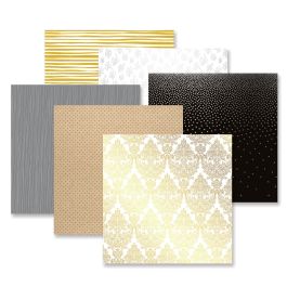 Silver and Gold Scrapbook Paper: Silver & Gold Foiled Paper - Creative Memories