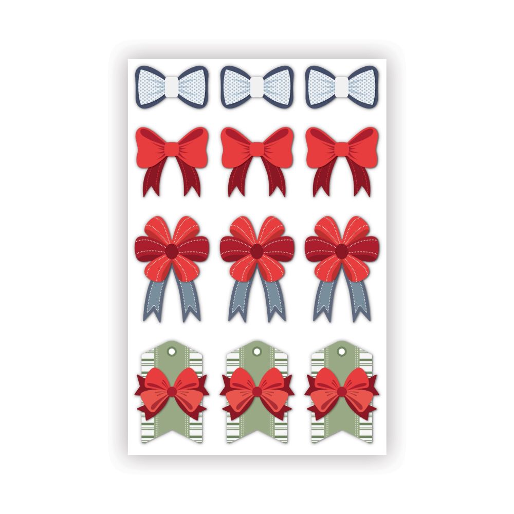 Decorative Bows Layered Embellishments (12/pk) - Creative Memories