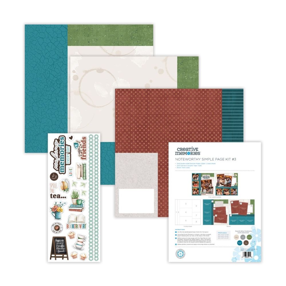 Easy Scrapbook Layout: Noteworthy Simple Page Kit #3 - Creative Memories