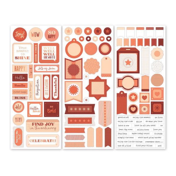 Orange Stickers: Totally Tonal Pumpkin Stickers - Creative Memories